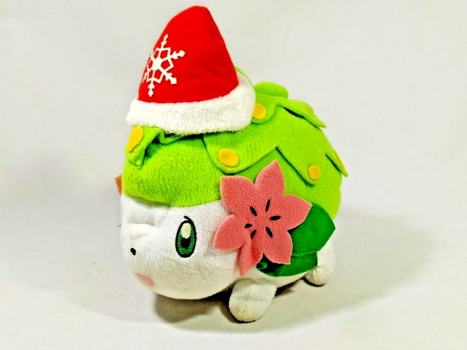 Pokemon Center 2008 Shaymin Santa Christmas Plush Toy Doll Gift Japan ...
