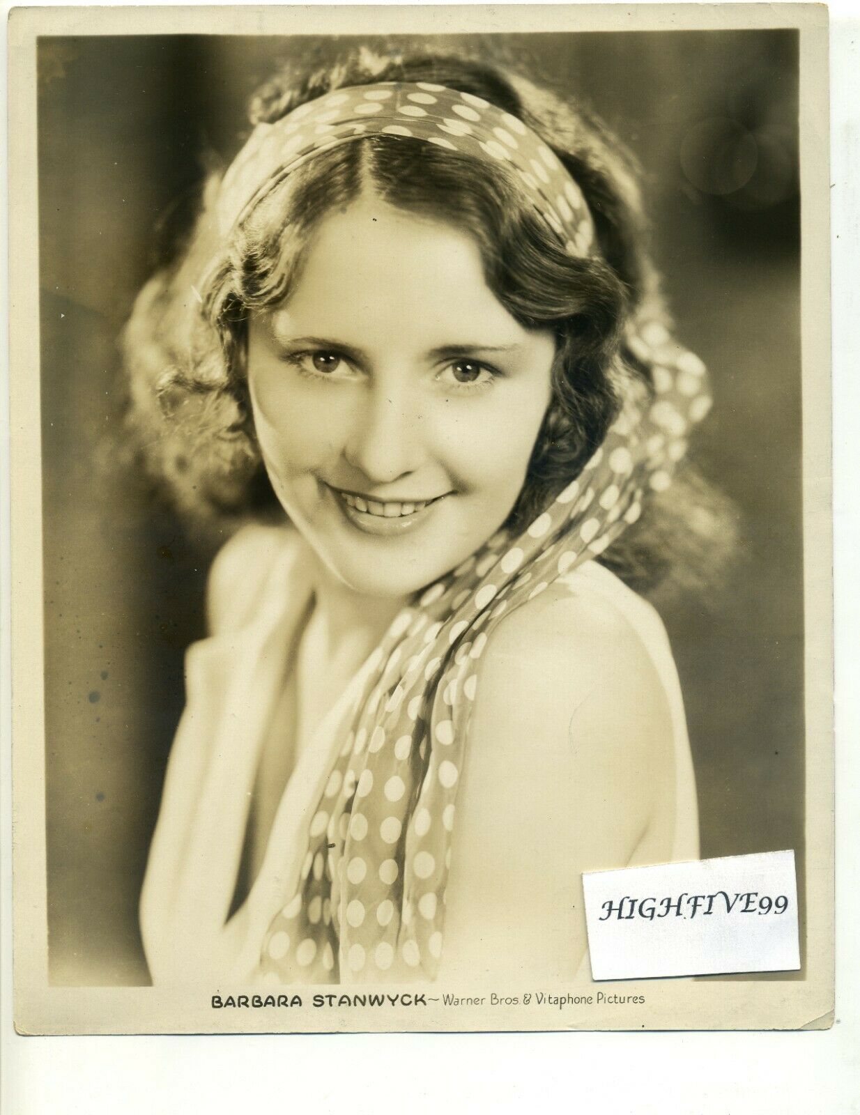 BARBARA STANWYCK In " So Big " 1932 Vintage Studio Publicity Still PRE ...