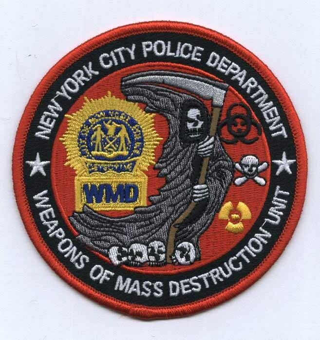 Commemorative Patch: York City Police Dept - Weapons Of Mass ...