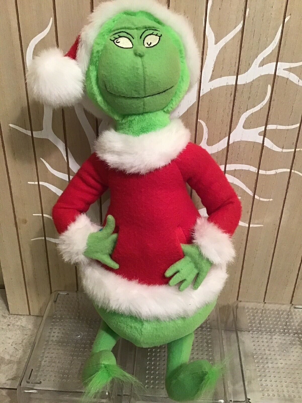 1998 Hallmark Dr Seuss GRINCH Plush Stuffed Animal Toy 16 " Christmas ...