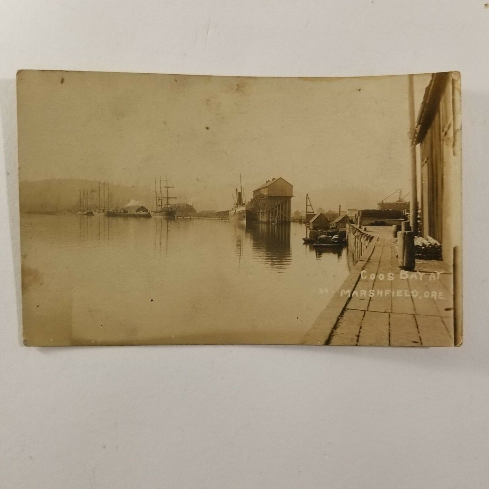 RPPC Marshfield Coos Bay Oregon Breakwater Bunkers Steamboat Ships ...