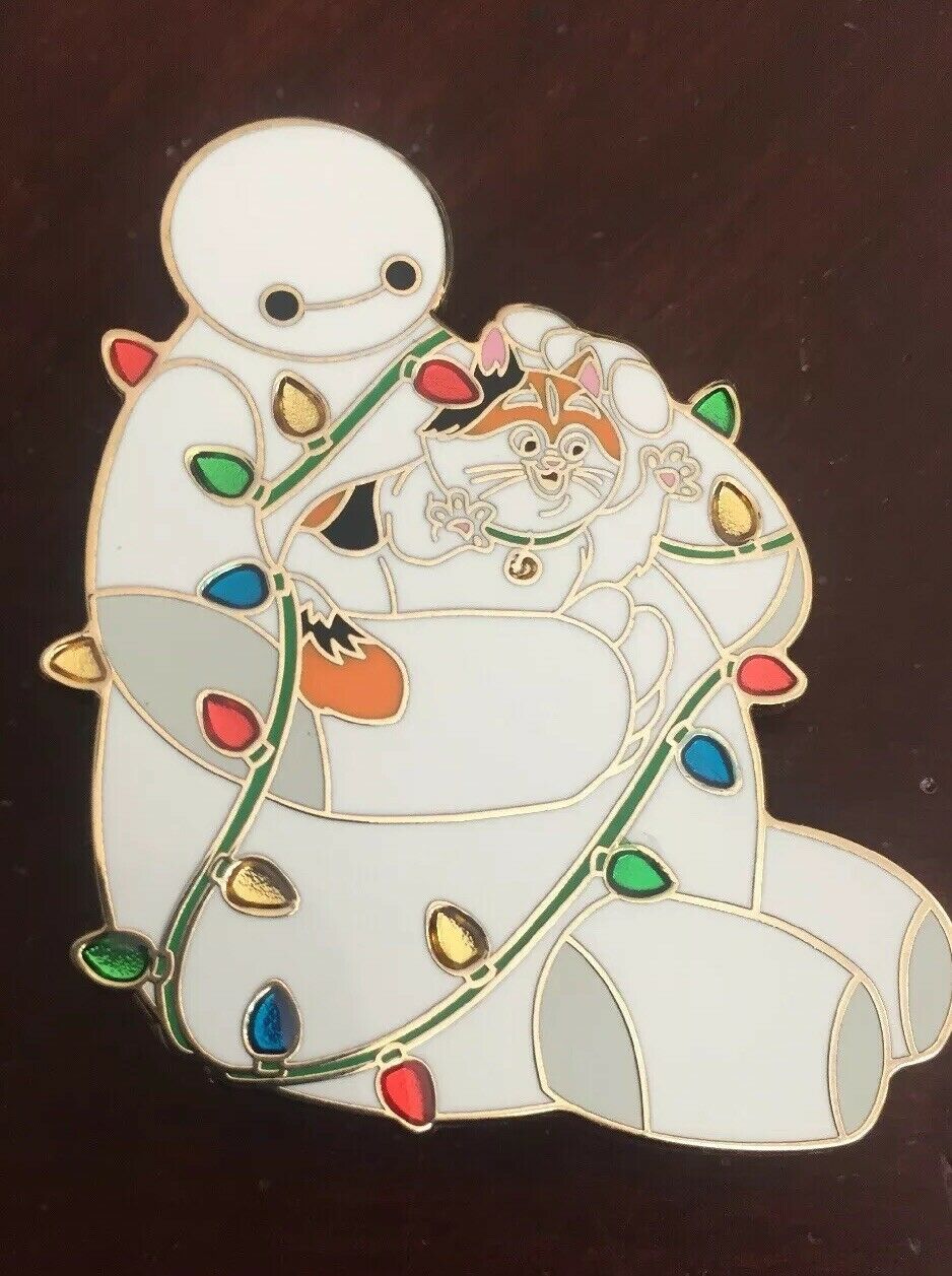 Baymax Mochi Big Hero 6 Disney Tangled In Lights Christmas Pin DSF DSSH ...