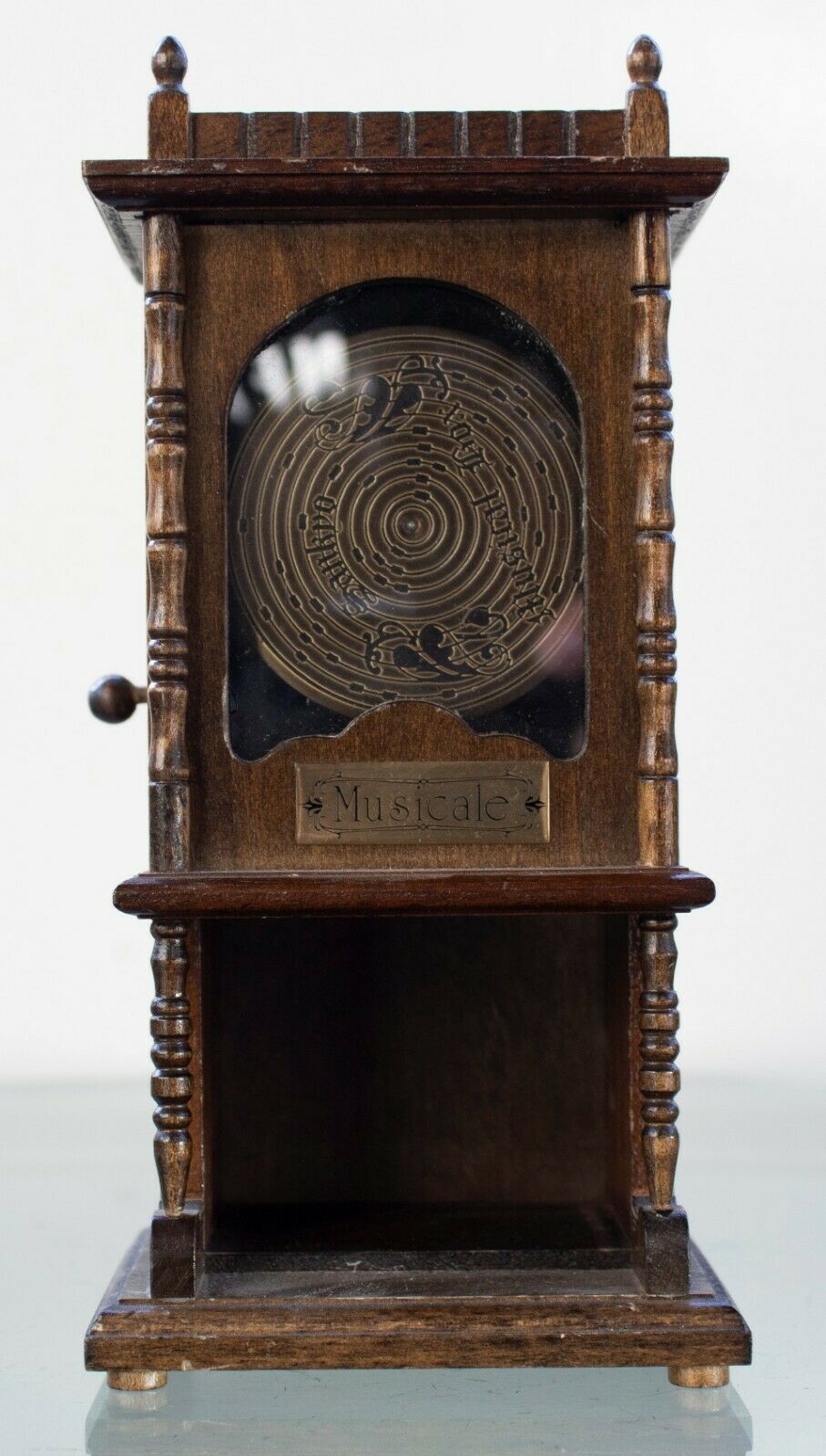 Vintage Musicale Animated Grandfather Clock Music Box Sankyo Danny Boy ...