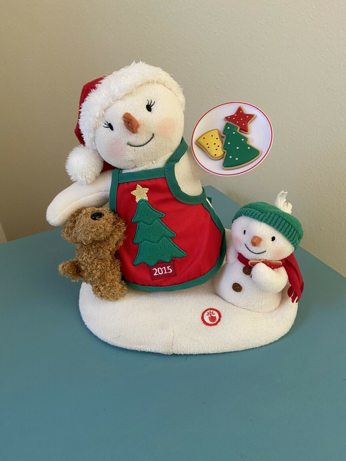 2015 Hallmark Jingle Pals Singing Snowman Time For Cookies Animated ...