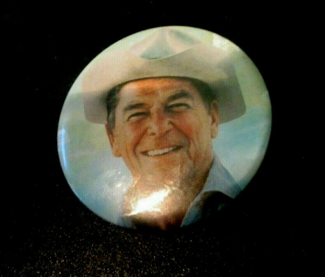 1980 RONALD REAGAN Campaign Pin Pinback Button Political Presidential ...
