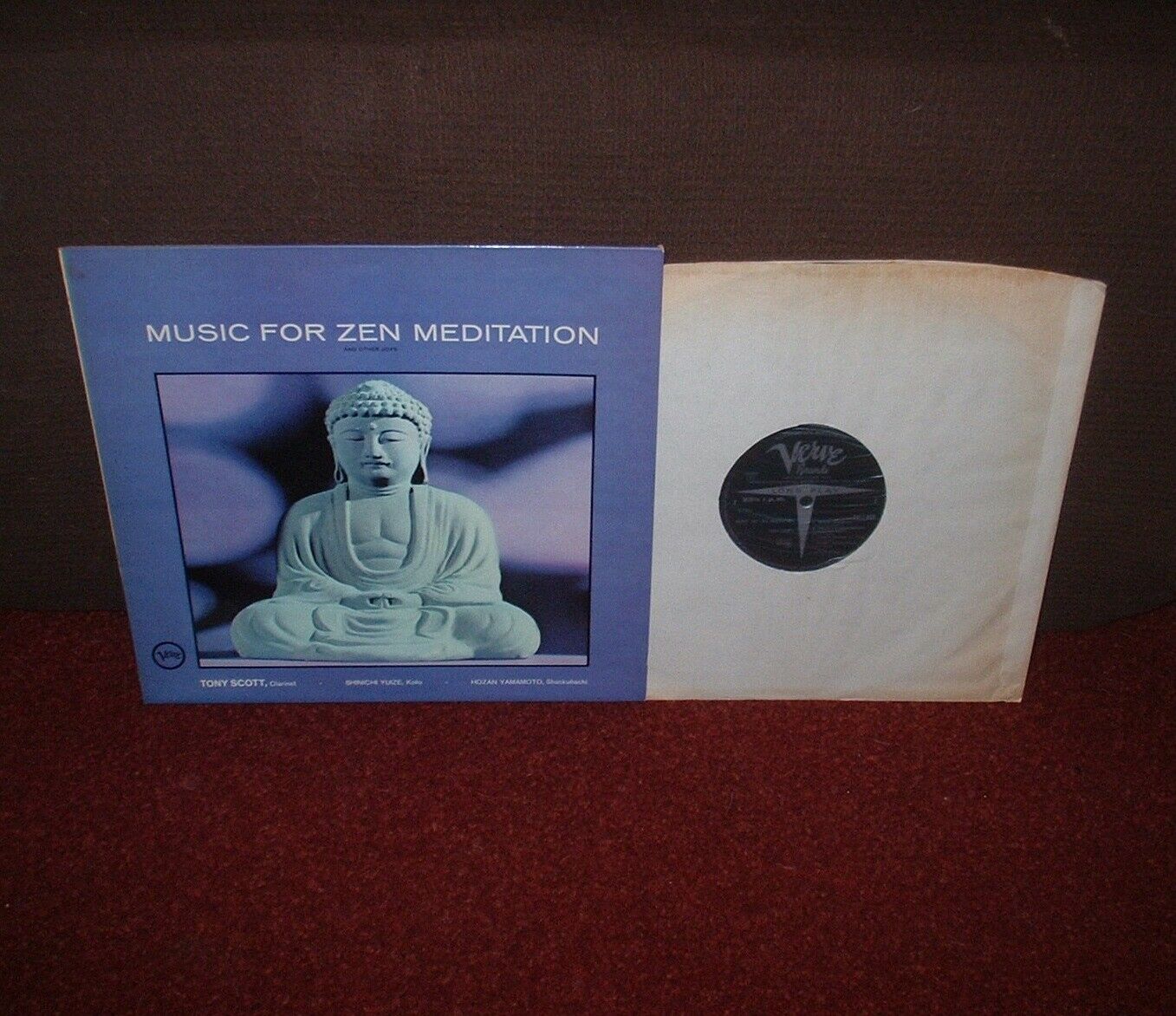 TONY SCOTT Music For Zen Meditation LP 1972 VERVE 1st Press 2317 033 ...