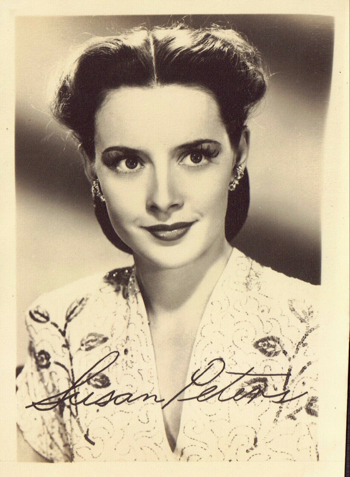 Vintage 1940 ' S Photo Of Hollywood Movie Actress SUSAN PETERS Fan ...