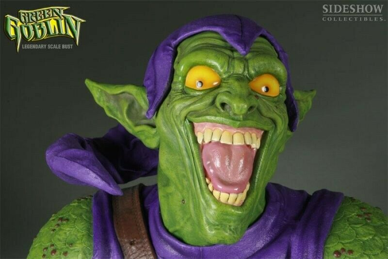 Sideshow EXCLUSIVE Green Goblin Legendary Scale Bust Marvel Spiderman ...