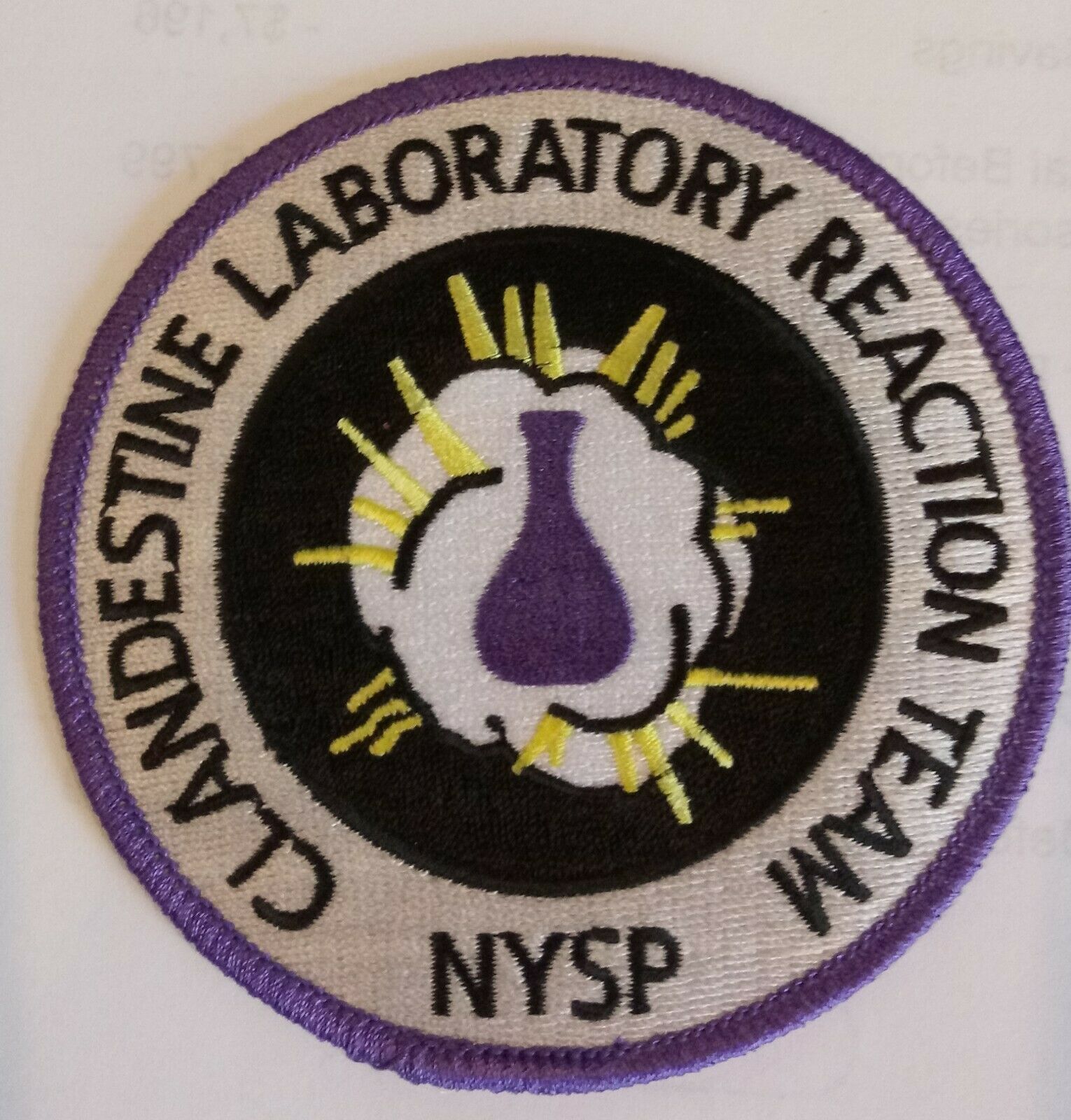 Commemorative Patch: York State Police Clandestine Laboratory Reaction ...