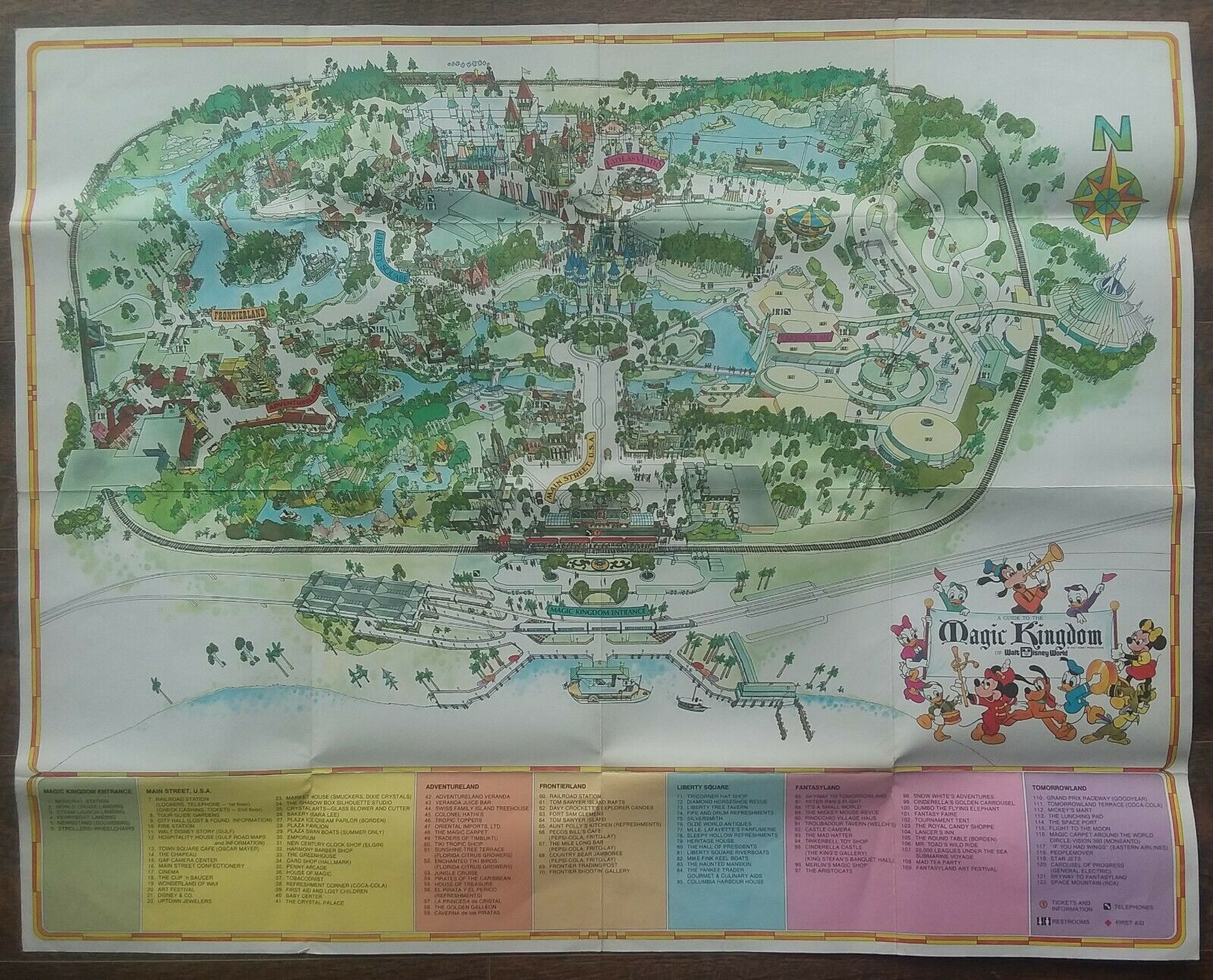 Vintage A Guide To The Magic Kingdom Of Walt Disney World Theme Park ...