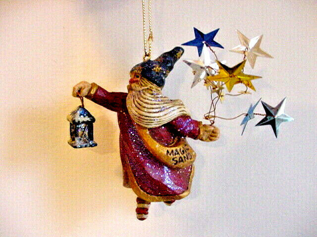 Pam Schifferl Winters Eve Magic Sandman Santa Lantern Stars Christmas ...