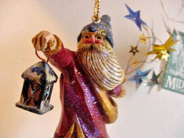 Pam Schifferl Winters Eve Magic Sandman Santa Lantern Stars Christmas ...