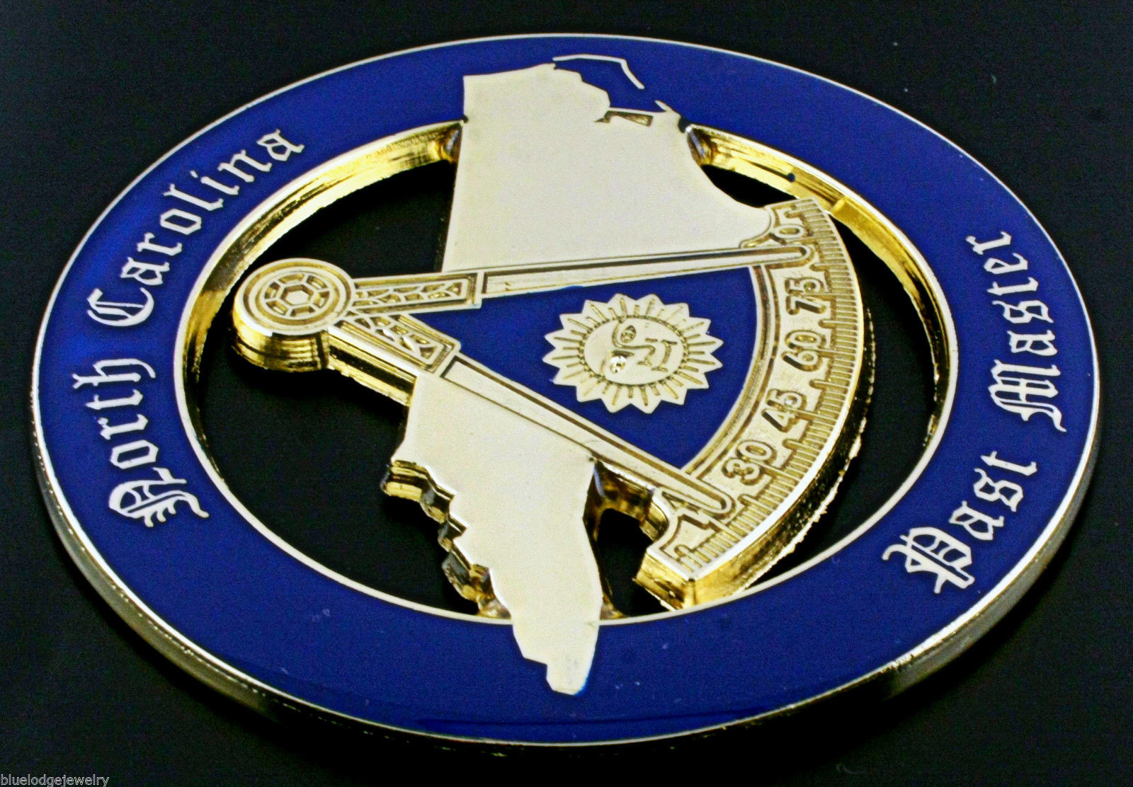 North Carolina Past Master Car Emblem Masonic Automobile Emblem | #13856021