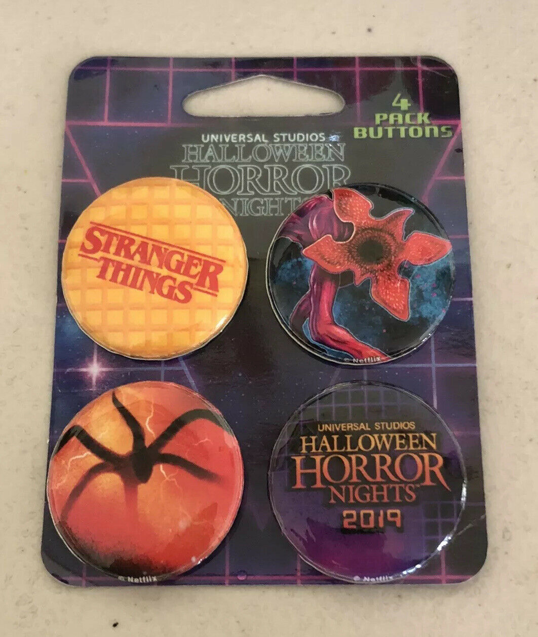 HALLOWEEN HORROR NIGHTS 2019 Universal Studios Exclusive Pin STRANGER ...