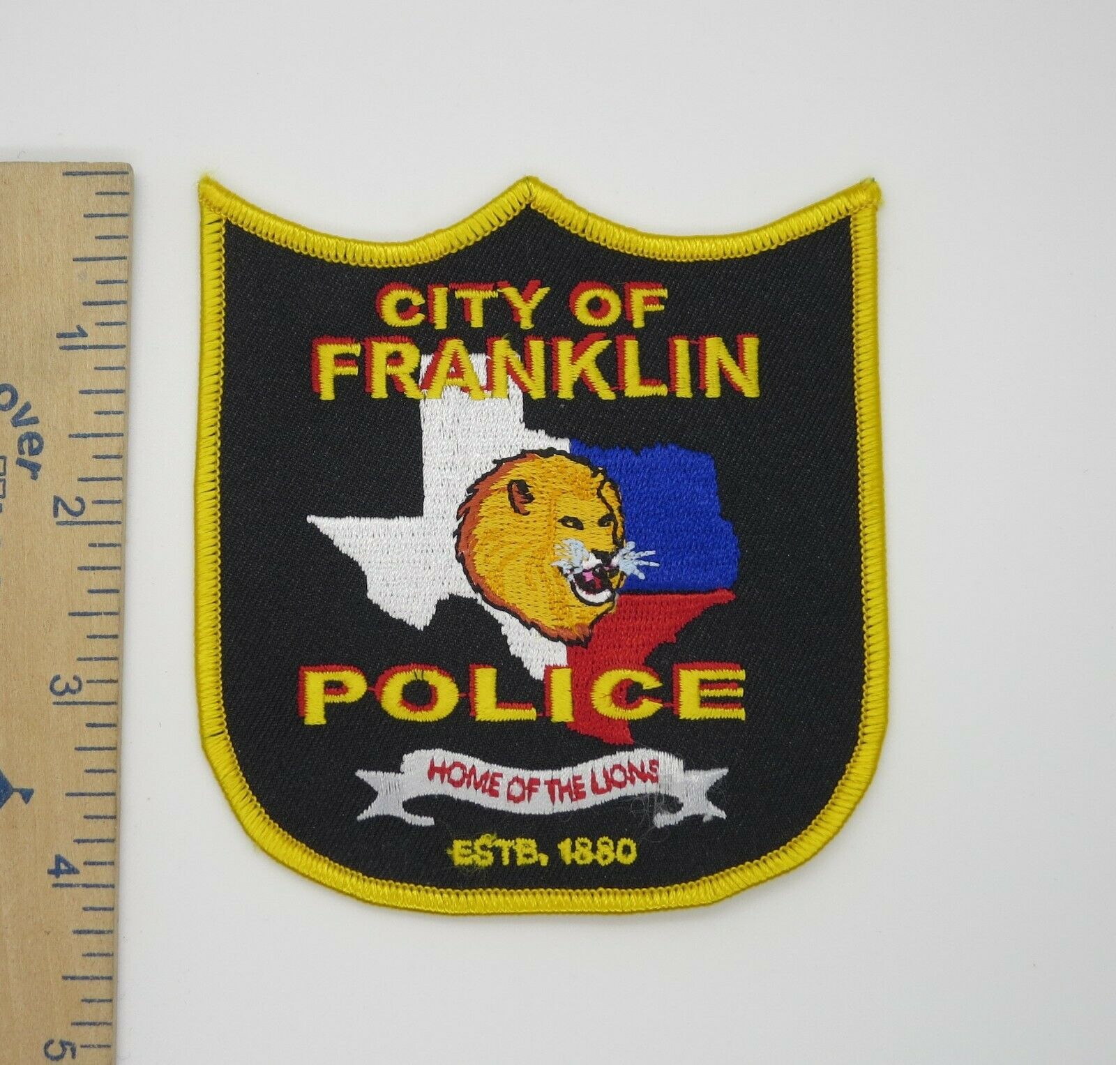CITY Of FRANKLIN TEXAS POLICE PATCH Vintage | #13852925