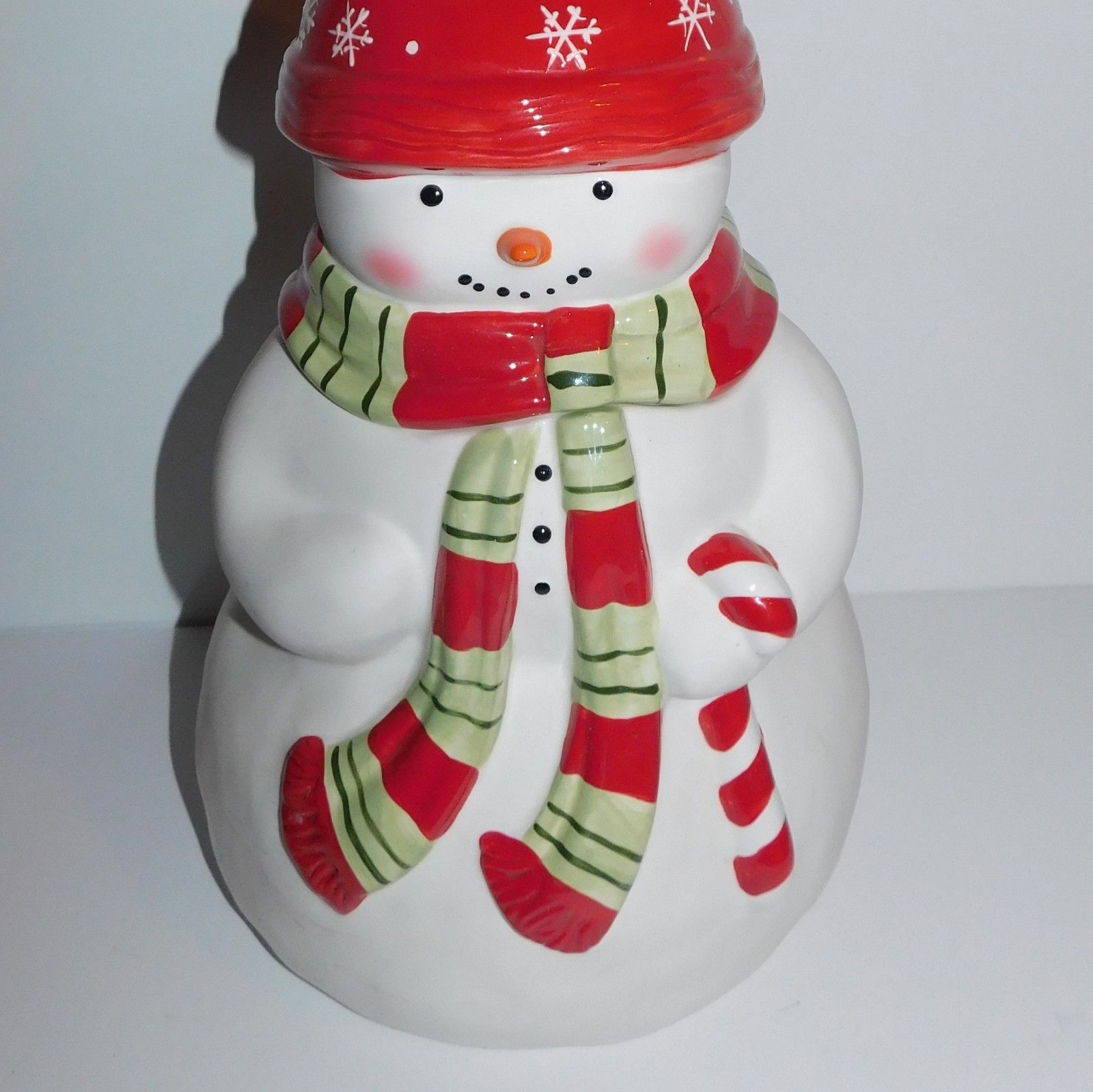 Hallmark Ceramic Snowman Cookie Jar Christmas | #13700709