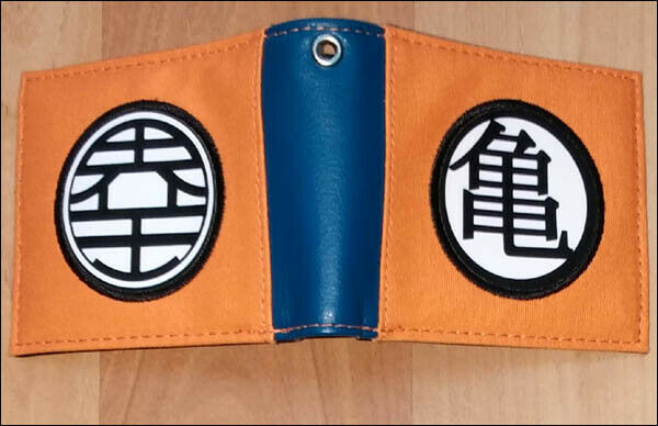 DragonBall Z Son Goku Kame Turtle Symbol Cosplay Costume Bi - Fold Men ...