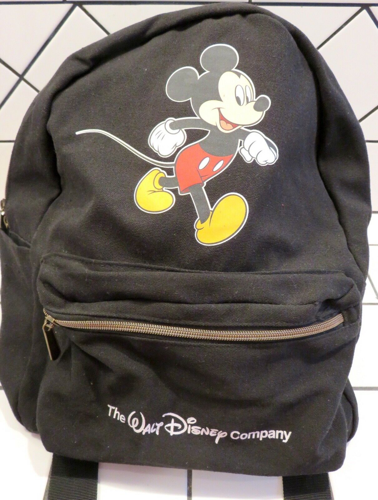 The WALT DISNEY COMPANY Studio EXCLUSIVE Mickey Mouse Black Canvas ...