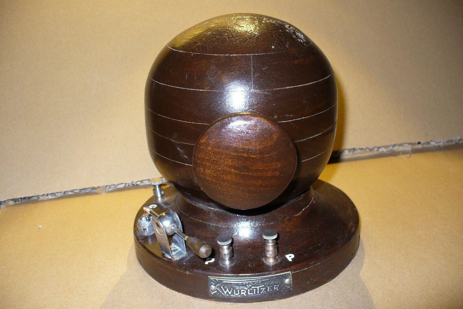 Wurlitzer Sphere Shape Crystal Radio Set Receiver - | #13943331