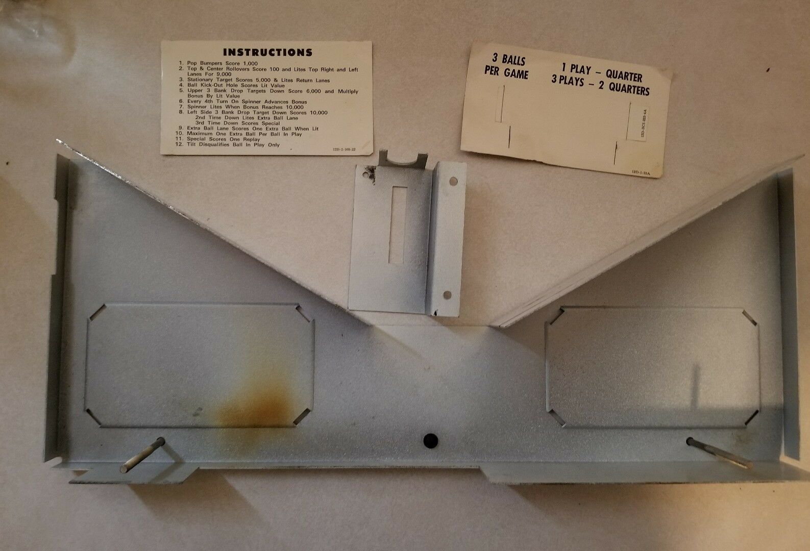 STERN PINBALL MACHINE APRON And SHOOTER GAUGE SCORE CARDS | #13938062