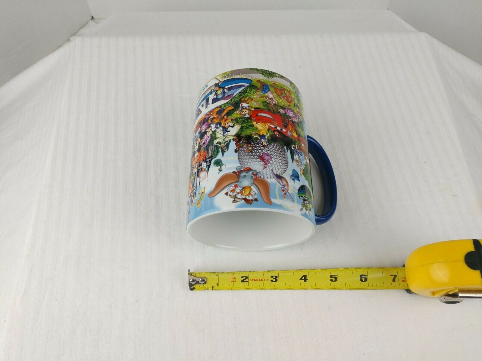 WALT DISNEY WORLD PIXAR Large Coffee Mug Cup With Great Assortment Of ...