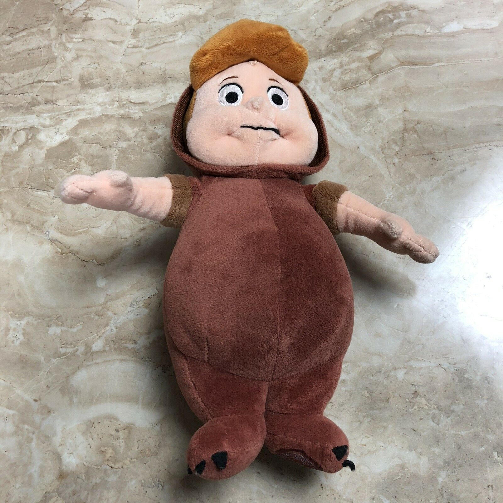 Official Disney Store Peter Pan Lost Boys CUBBY Brown Bear 13 " Stuffed ...