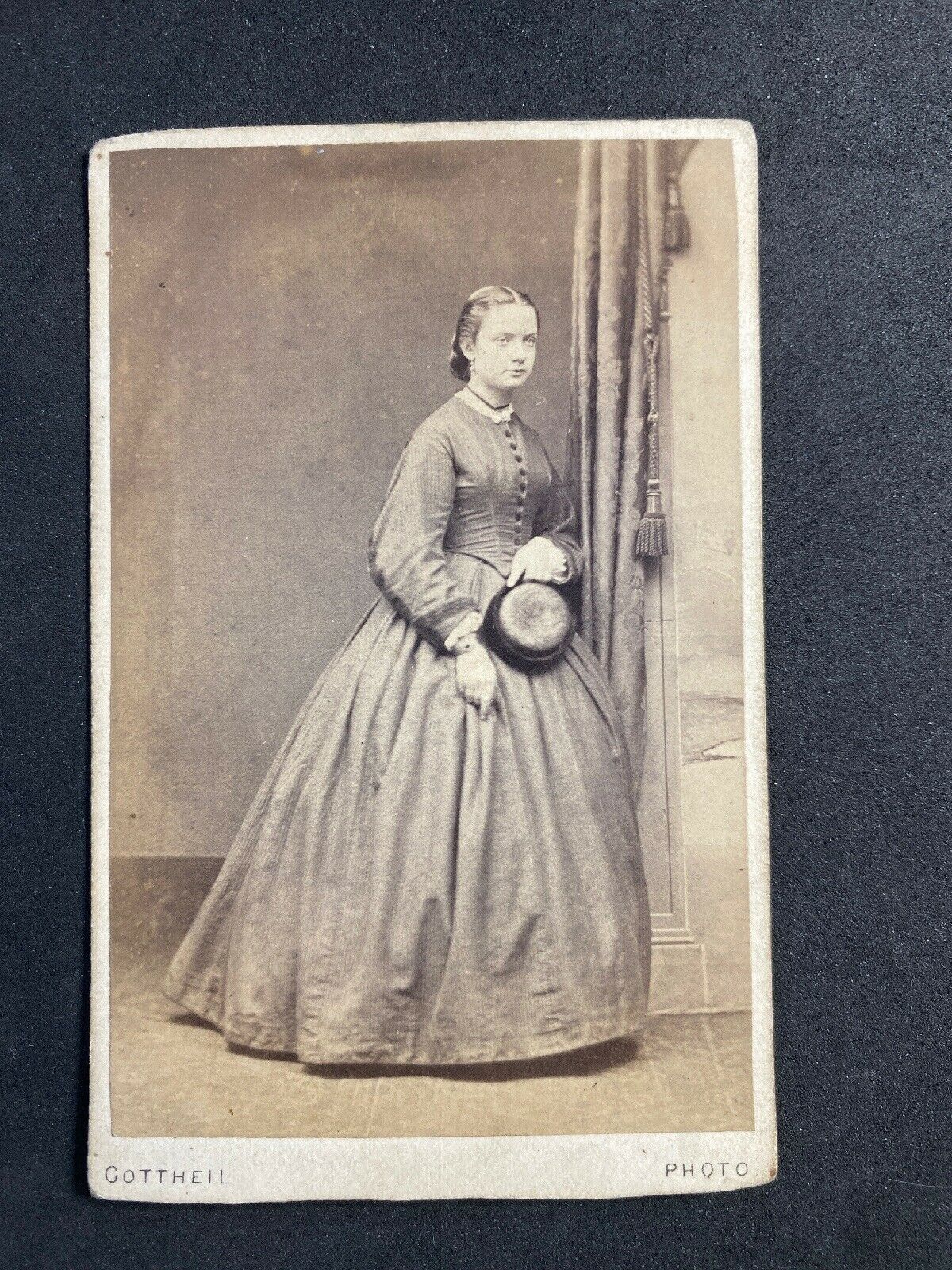 Victorian Carte De Visite CDV: Young Lady Named Dated 1867: Gottheil ...