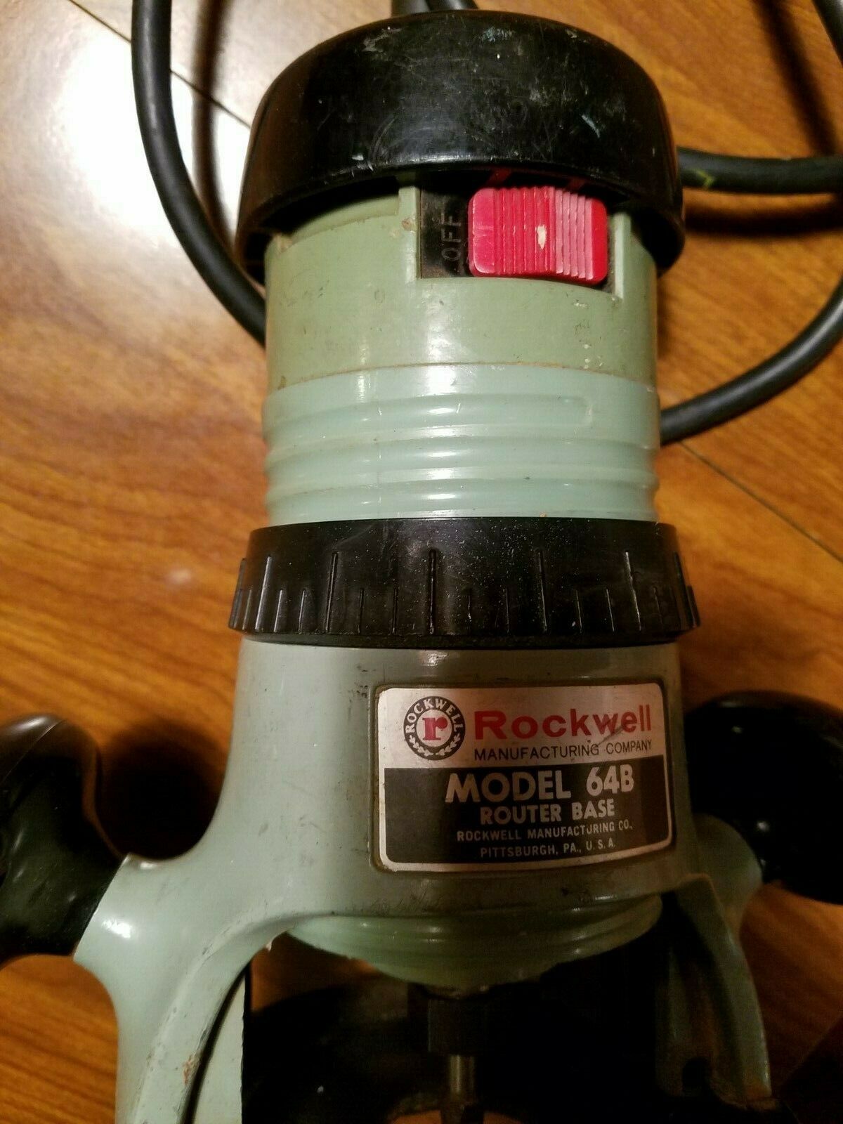VINTAGE ROCKWELL ROUTER MODEL. 64M & 64B BASE | #13918723