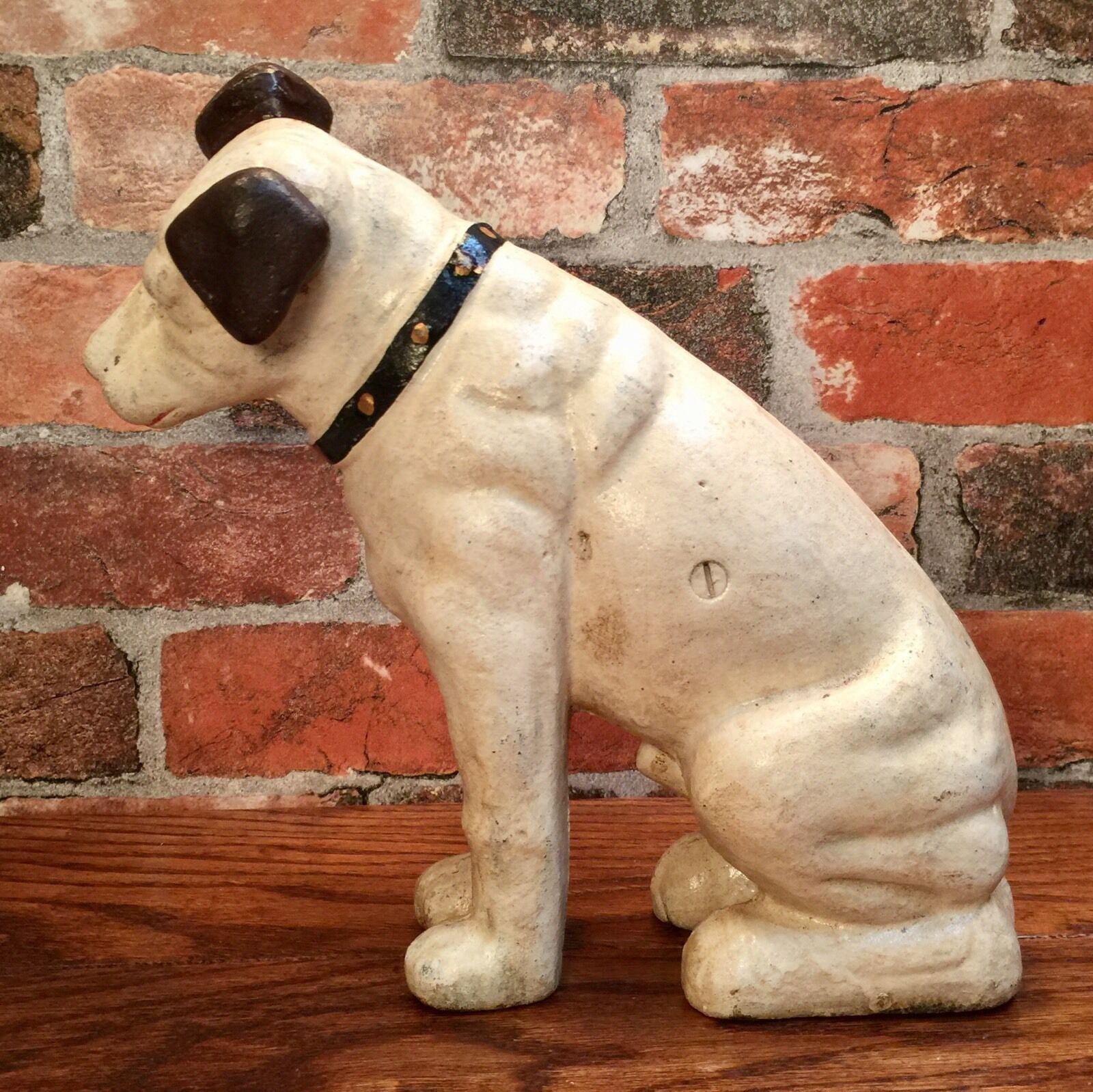 Cast Iron 10 " Tall Nipper Dog Vintage Coin Bank | #13867112