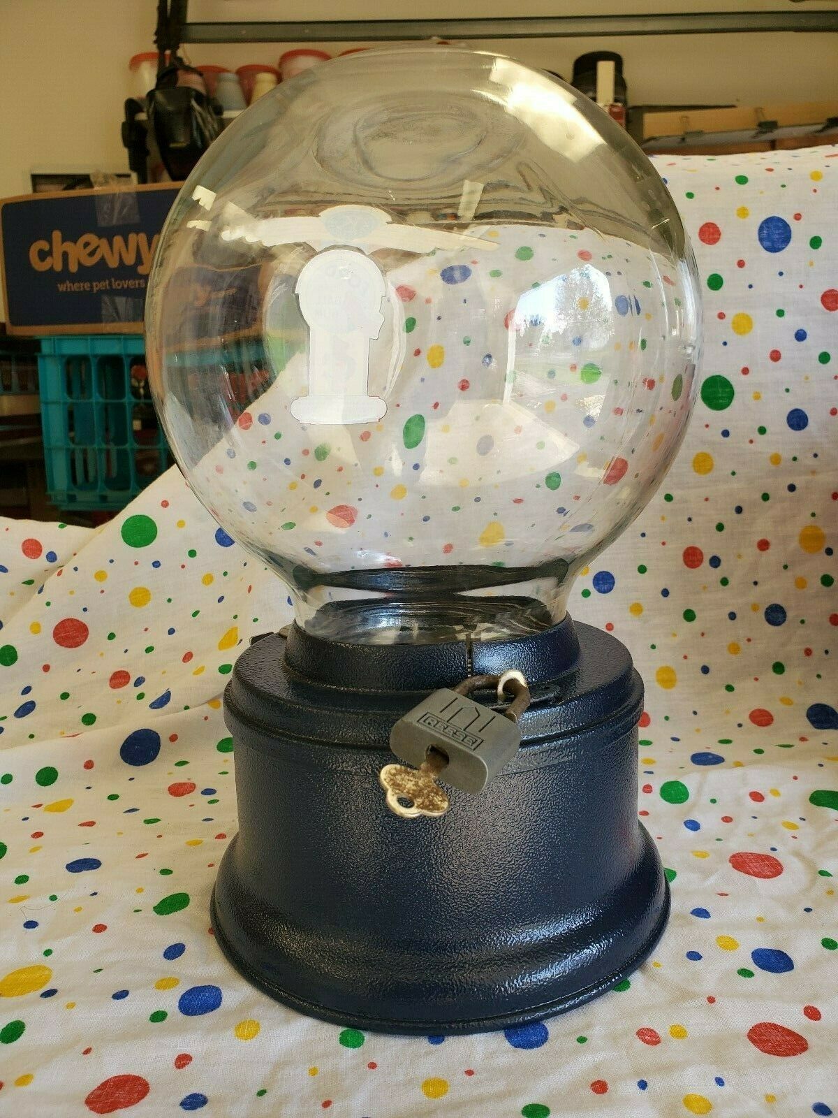 Early Ford Gumball Vending Machine 1950 ' S - Restored Blue Hammer ...
