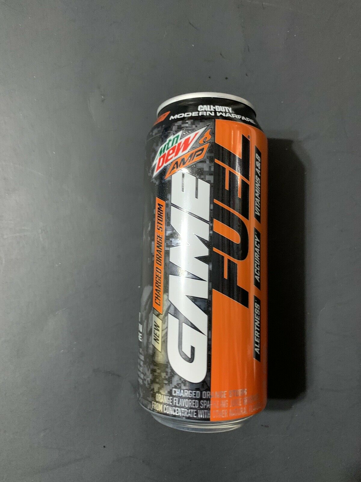 Mountain Dew Amp Game Fuel — Charged Orange Storm — Modern Warfare ...