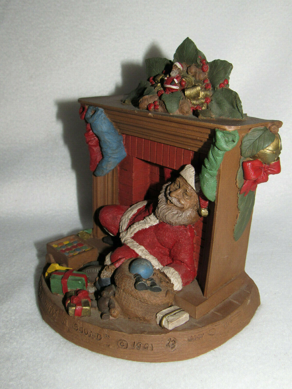 Down With A Bound Santa Claus Tom Clark Cairn Studios 23 Sculpture ...