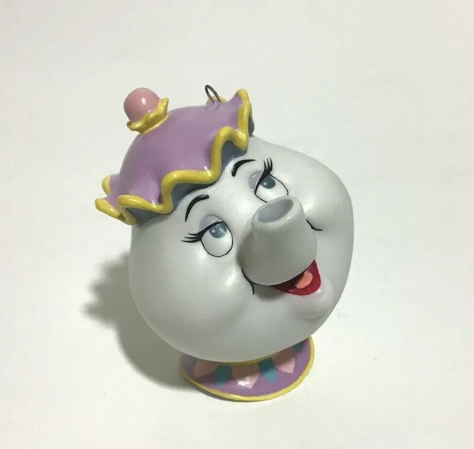 Hallmark Keepsake 2001 Disney MRS POTTS & CHIP Beauty & The Beast ...