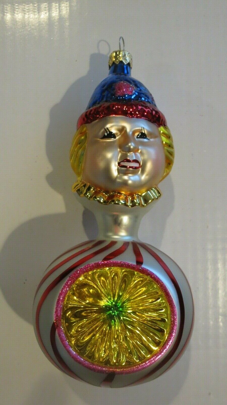Radko Hard To Find Clown Reflector Squiggles Ornament 1994 90 - 084 - 2 ...