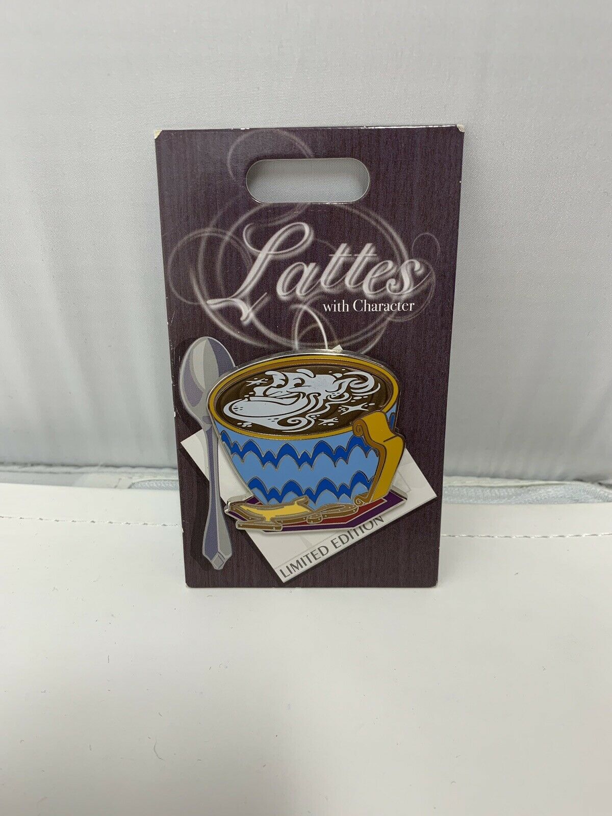 Disney DLR WDW Lattes With Characters Genie LE 3000 Pin Aladdin | #13608492