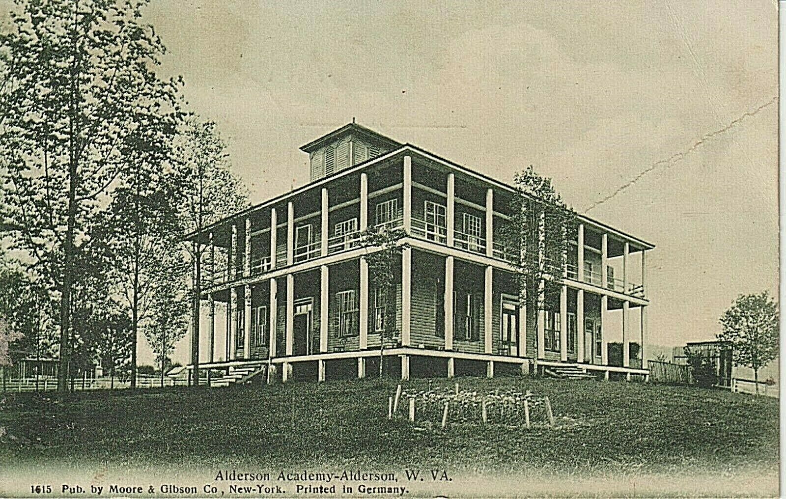 1910 The Alderson Academy In Alderson WV West Virginia PC | #13679557