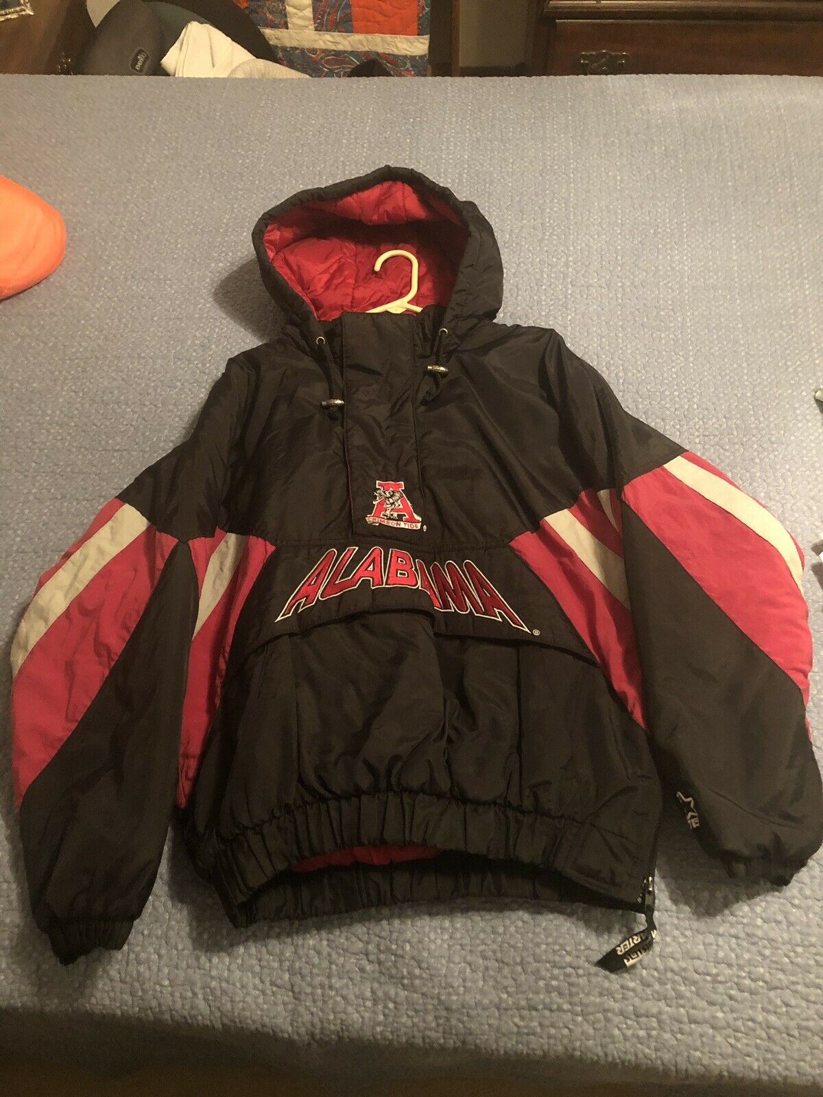 Vintage University Of Alabama Crimson Tide Starter Jacket Pullover Size ...