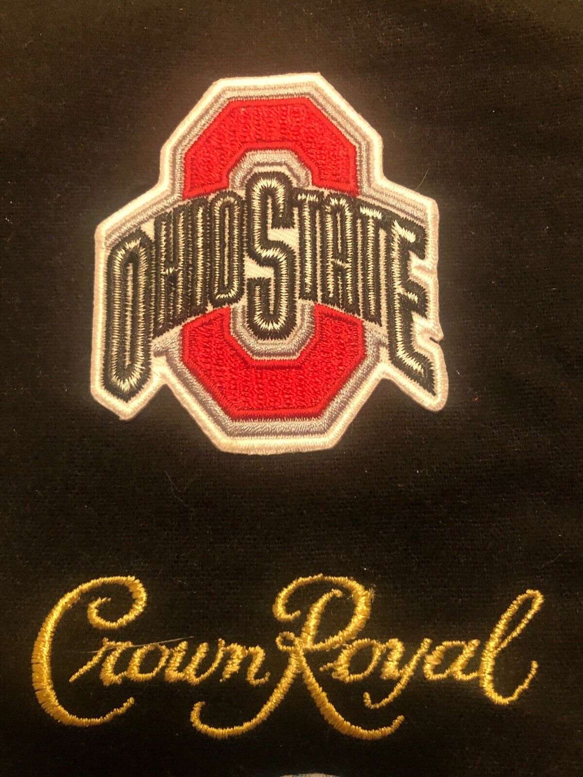 Ohio State Buckeyes CROWN ROYAL BAGS Black 750 Ml | #13568502