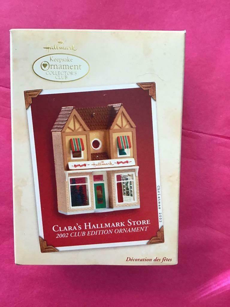 Hallmark Ornament Nostalgic Houses And Shops 2002 Clara’s Hallmark ...