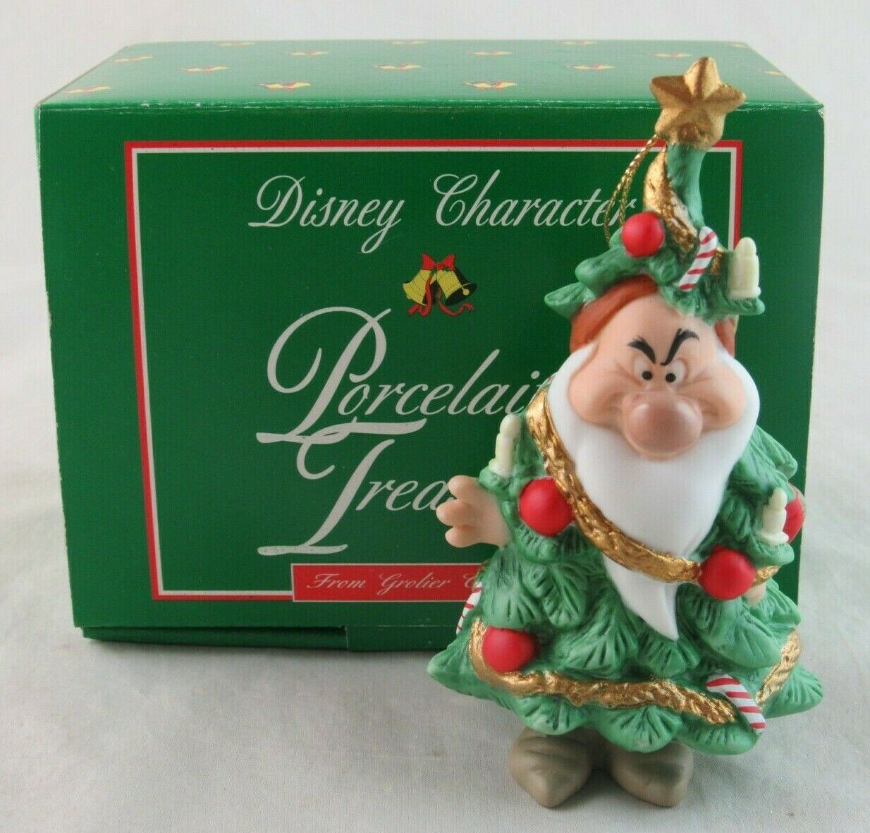 Grolier Porcelain Treasures Grumpy Snow White Christmas Ornament ...