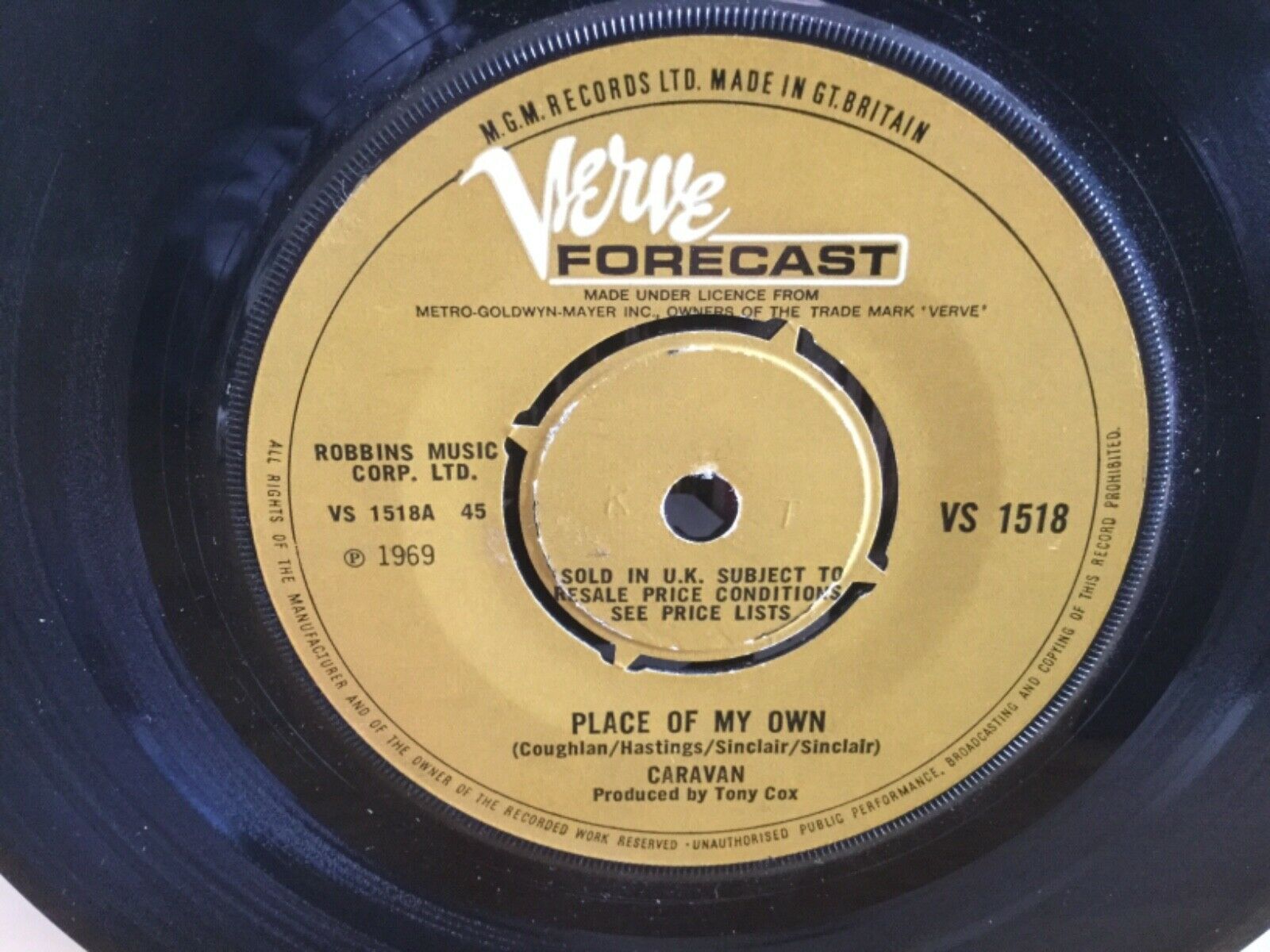 Caravan - Place Of My Own - Verve UK Single From 1969 | #13736387