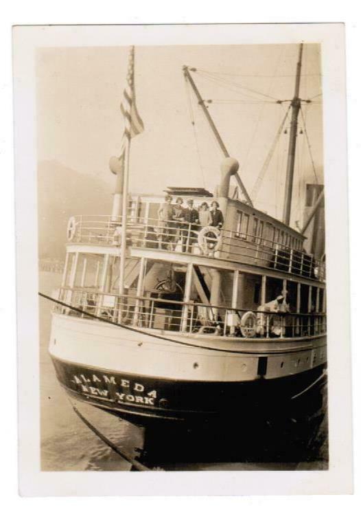 Vintage 1927 Actual Photo Of The Alameda From The Alaska Steam Ship ...