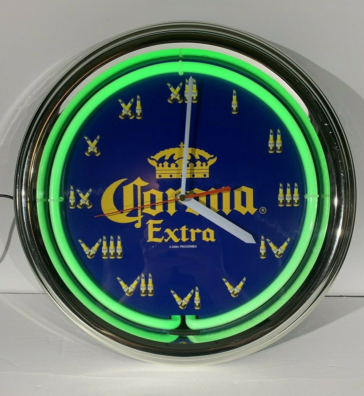 Corona Extra Beer Electric Neon Light Battery Operated Bar Man Cave ...