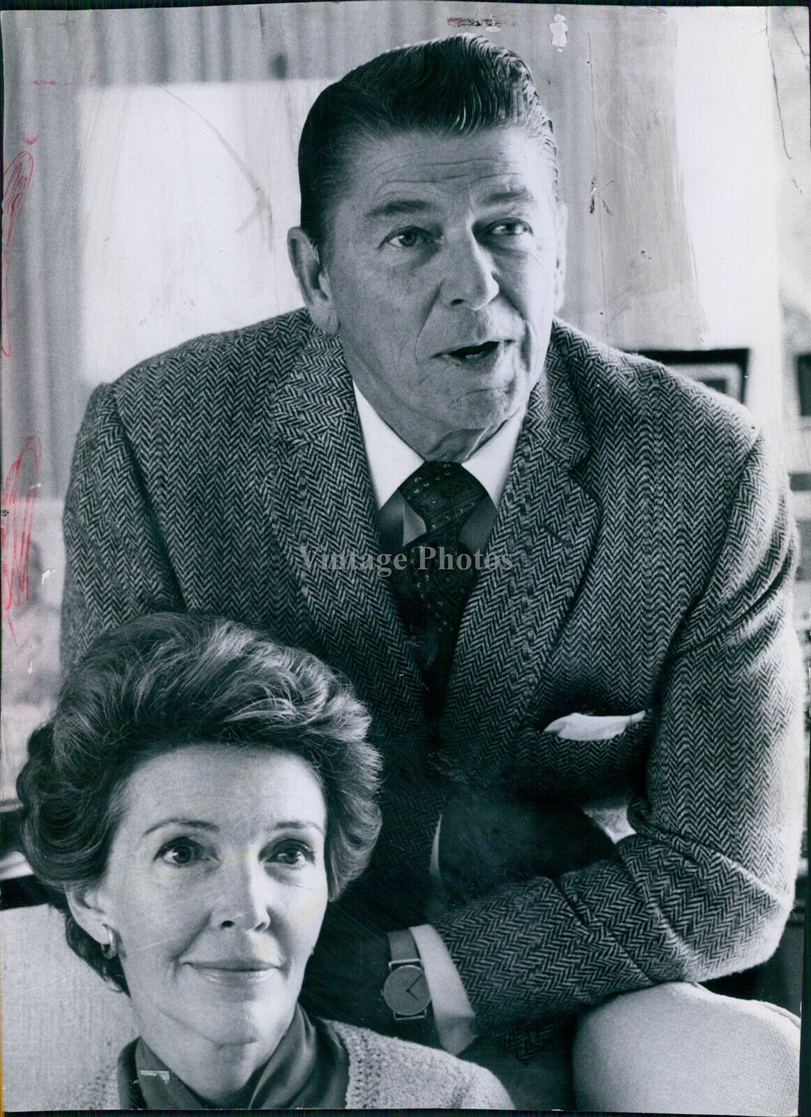 1975 Ronald Reagan Wife Nancy Los Angeles Ca President Maureen Photo ...