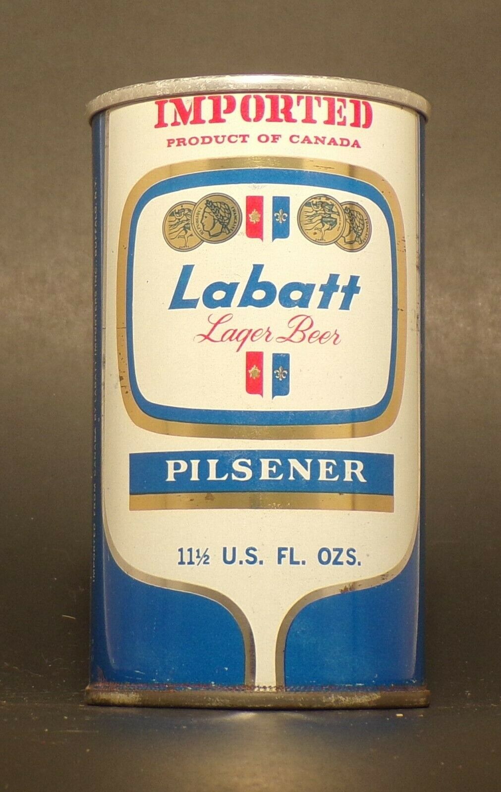 Labatt ' S Variation 6 Straight Steel Tab Top Beer Can - Canada | #13627148