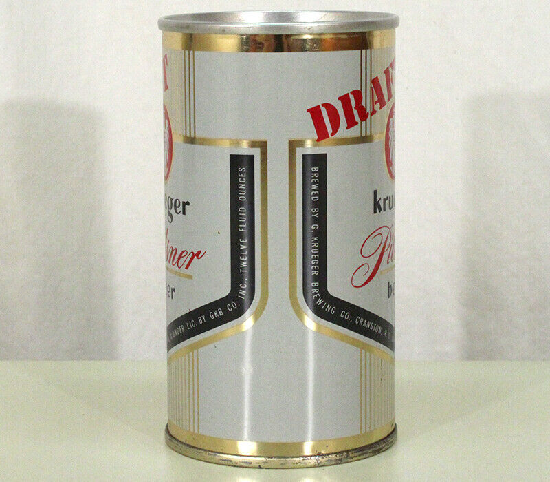 KRUEGER DRAFT EARLY RING PULL TAB BEER CAN NARRAGANSETT CRANSTON RHODE ...