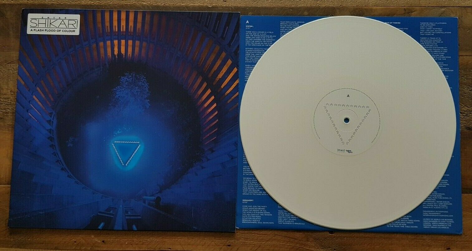 Enter Shikari A Flash Flood Of Colour White Vinyl LP Ltd To 500 2012 ...