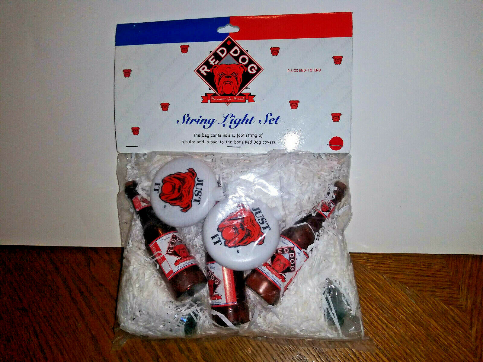 1996 Red Dog Beer String Light Set - Tavern Man Cave Bar Pub Lager Ale ...