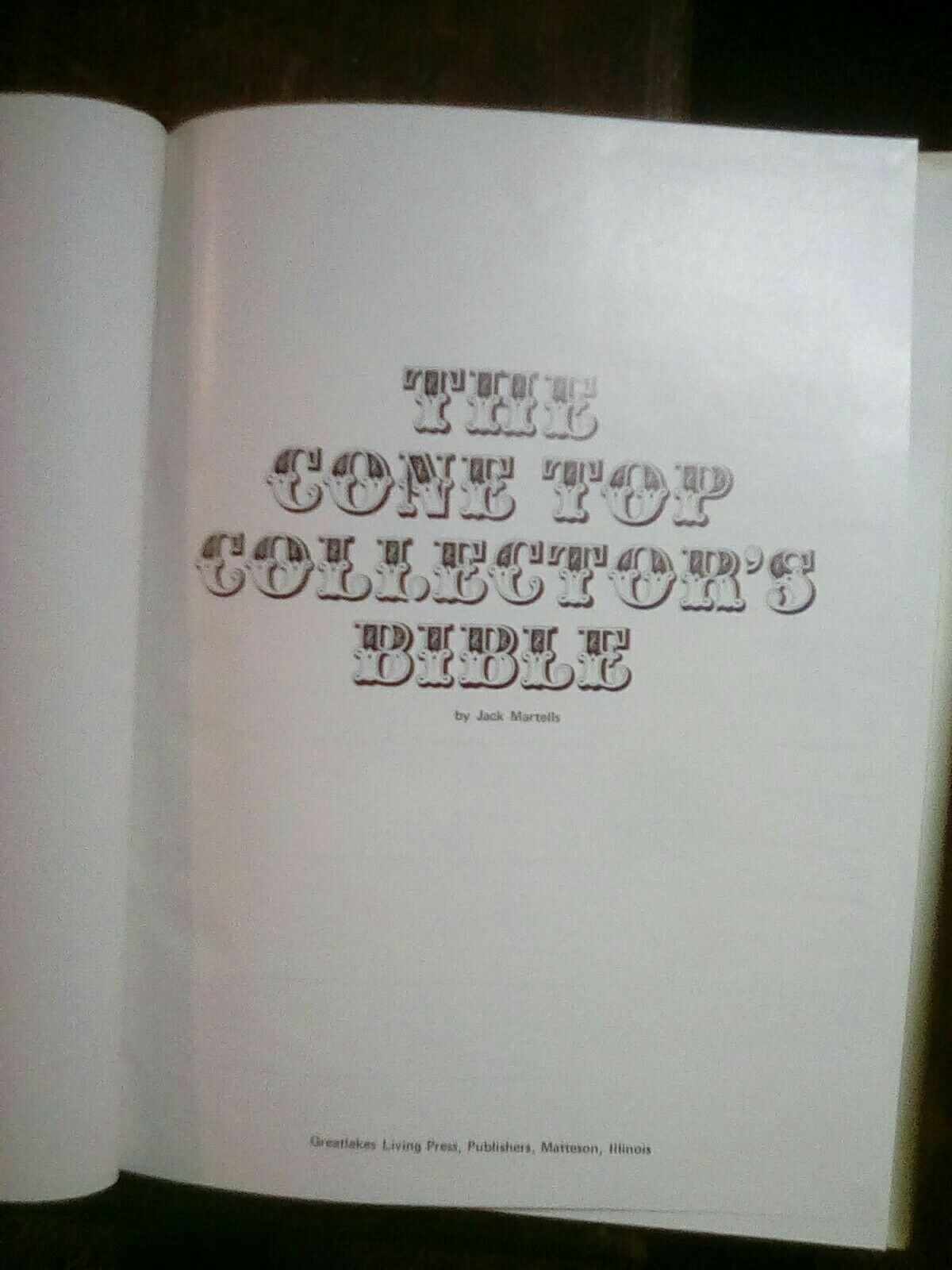 Books - " Cone Top Collectors Bible " Beer Can Collectors Guide ...