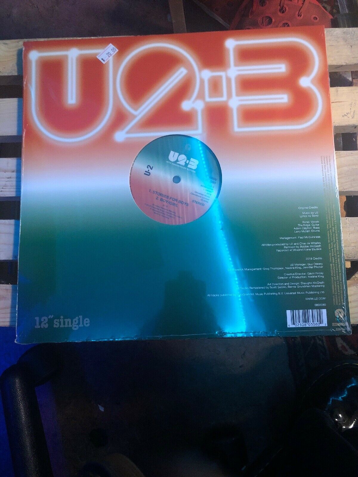 U2 - 3 - 12 " Vinyl EP 40th Anniversary Record Store Day RSD 2019 ...